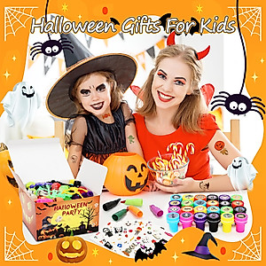 Generic Halloween Party Favors Bulk - 126pcs Assortment Toys for Kids Halloween Treat Bags Stuffers Goody Bag Fillers Halloween Gifts for Boys Girls Halloween Treat Prizes for Kids