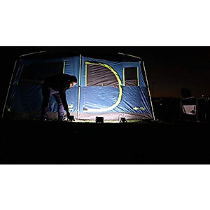 Boundery Big Block Portable LED COB Floodlight - Ultra Bright - 10 WATT - 500 Lumen, Water Resistant, Battery-Powered Work Light, Indoor/Outdoor Lantern for Camping, Car Repair, Construction (1 Pack)