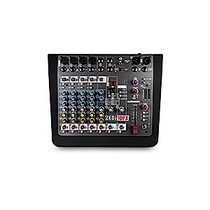 Allen & Heath ZEDi-10FX - Compact Hybrid Audio Mixer/4x4 USB Interface with 61 Studio Quality FX (AH-ZEDi-10FX),Black