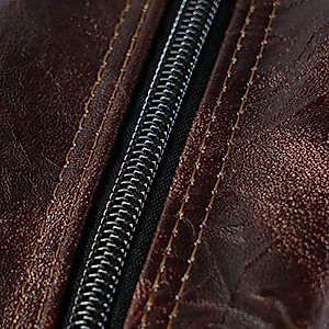 Men's Toiletry Bag, Travel Toiletry Bag for Men, Large Leather Dopp Kit for Men, Shaving Bag for Travel Accessories, LargeMens Toiletries Bathroom Organizer, Shaving kit, Dopp kit(Brown)