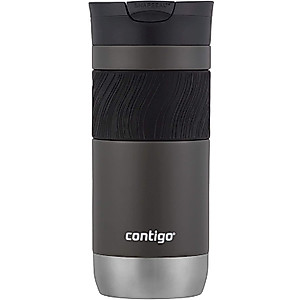 Contigo Byron 2.0 Stainless Steel Insulated Travel Mug - 2 Pack, 16 oz - With SnapSeal Lid and Grip - 6 Hours Hot, Ideal for Coffee and Tea - Blue Corn & Sake