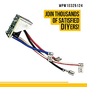 WPW10325124 W10325124 Phase Control Board - Compatible with Whirlpool KitchenAid Mixer Parts - Replaces AP6019577 9701268 9706595 PS11752886 - Exact Fit for Stand Mixers - Upgraded 120 Volt Model