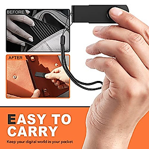 Flash Drive 32GB 10 Pack USB 2.0 Thumb Drives Uflatek Memory Sticks Portable USB Stick Rotate Jump Drive Bulk Drives Black Pendrive Metal USB Flash Drives with Lanyard