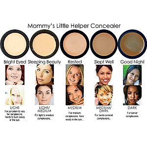 Mommy's Little Helper Concealer in Sleeping Beauty (Light/Medium) Under Eye Concealer, Face Coverup, Eyeshadow Base | Stays On All Day, Covers Dark Circles, Blemish & Bruises by Mommy Makeup