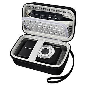 Comecase Digital Camera Carrying Case Compatible with CAMKORY/for VAHOIALD/for Canon PowerShot G7X/ for Kodak Pixpro/for Sony DSCW800 Compact Small Camera Storage Bag for Boys Girls Kids - Black
