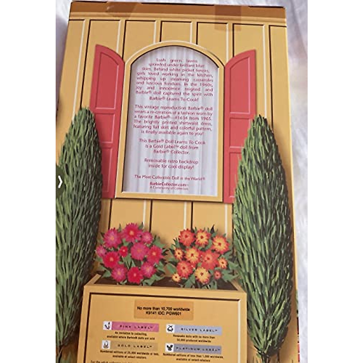 Barbie LEARNS TO COOK Doll with Silver Tone Cookware GOLD LABEL Collectible Doll (2006)