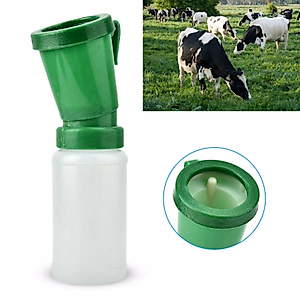 GLOGLOW Goat Teat Dip Cup, Non Reflow Cow Nipple Cleaning Disinfection Cup for Cow Sheep Goat