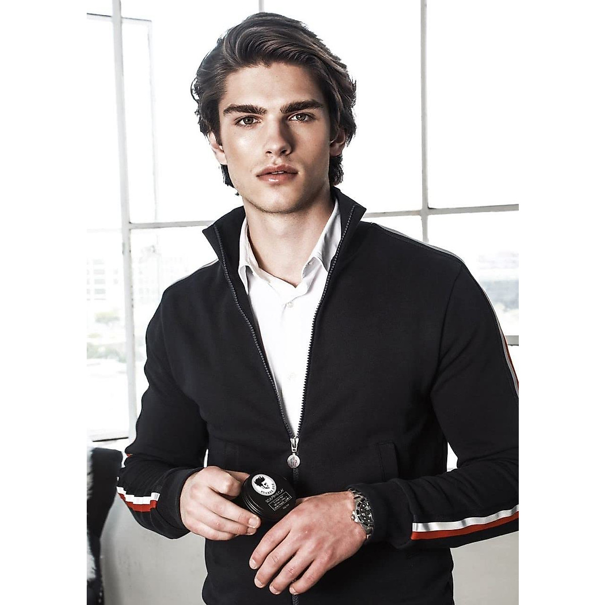 Avenue Man Hair Clay for Men - Matte Finish Sculpting Clay - Strong Hold, Maximum Definition and Textured Control - For All Hair Types - Infused with Beeswax, Kaolin Clay and Argan Oil - 3.0oz/90g