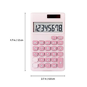 NUOBESTY Adorable Students Calculator Portable Financial Calculator Office Supplies