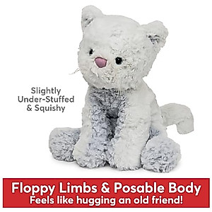 GUND Cozys Collection Kitty Cat Plush Soft Stuffed Animal for Ages 1 and Up, Blue, 10"