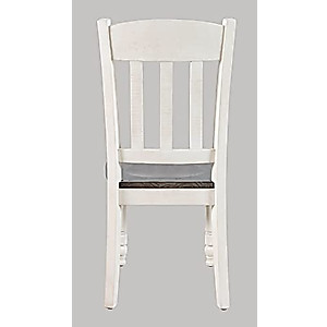 Madison County Reclaimed Pine Slatback Farmhouse Dining Chair (Set of 2)