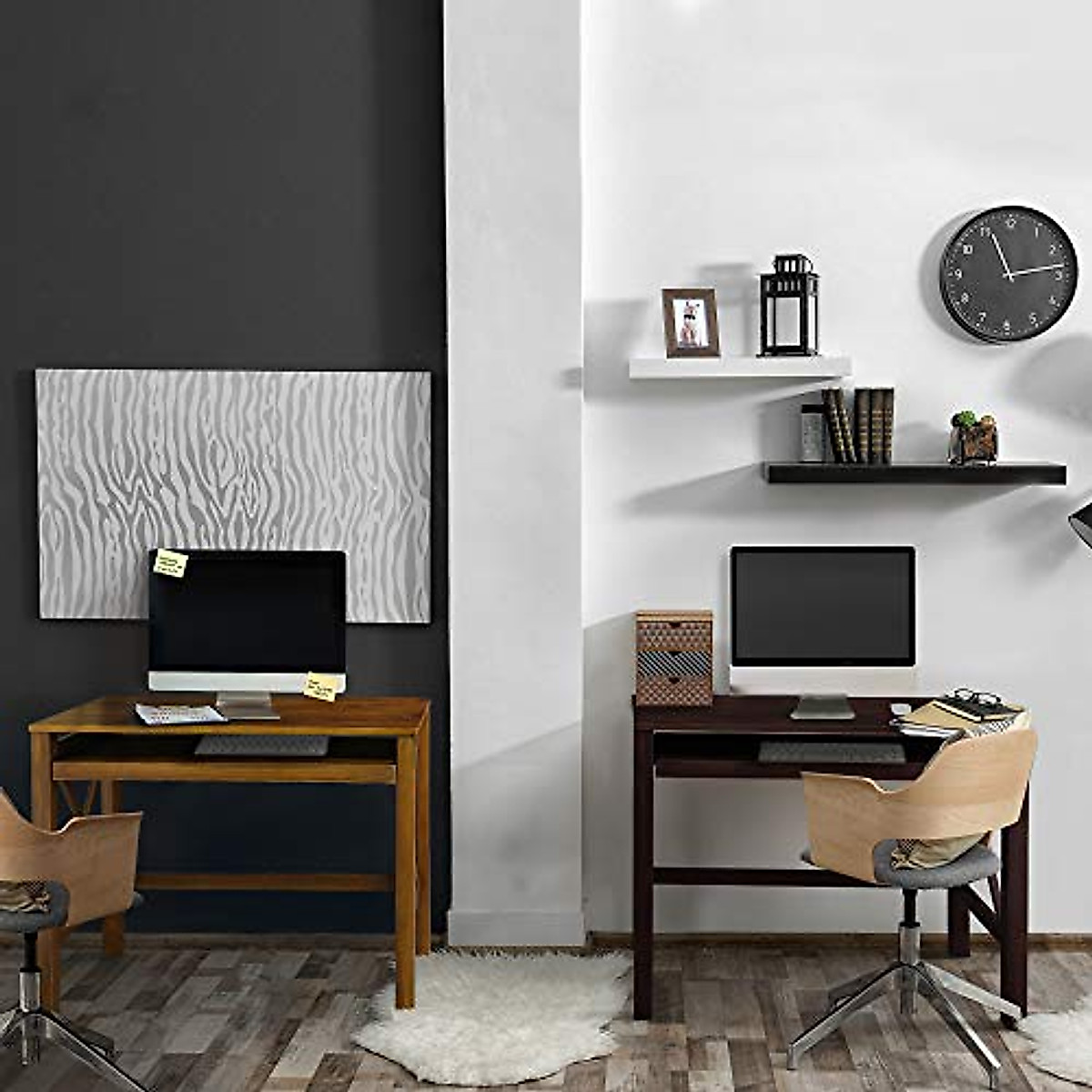 Casual Home Montego Folding Desk with Pull-Out Tray-Espresso