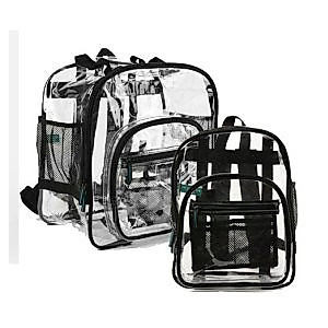 Medium Clear Transparent Backpack