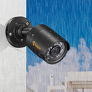 Anlapus 4 Pack HD 1080P 4-in-1 Analog/TVI/CVI/AHD Outdoor Indoor CCTV Security Cameras with 65ft Night Vision for 960H/720P/1080P DVR System