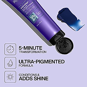 Redken Blondage Icy Color Depositing Mask | Instant Customized Temporary Color | Color Tint Hair Treatment| For Blonde Hair | 8.5 Fl Oz