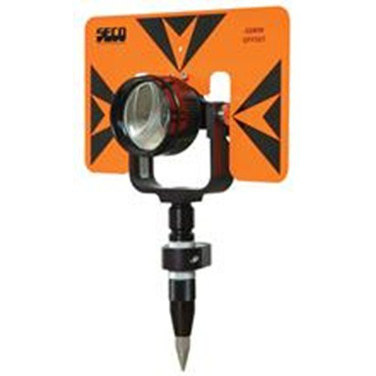 AdirPro Handheld Mini Stakeout Rod - Heavy Duty Mini Rod with 40-Minute Adjustable Circular Vial, Replaceable Point, 5/8 Threaded Stud and Removable Tip for Prism Total Station Surveying