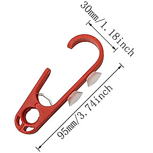 JJHXSM Multi Functional 3 in 1 Utility Clip Hook Rainbow Color Kit 95x30mm Clothespins Hook Sock Clip Laundry Clothes Pins for Clothes Quilt Blanket Home Kitchen Outdoor Trip