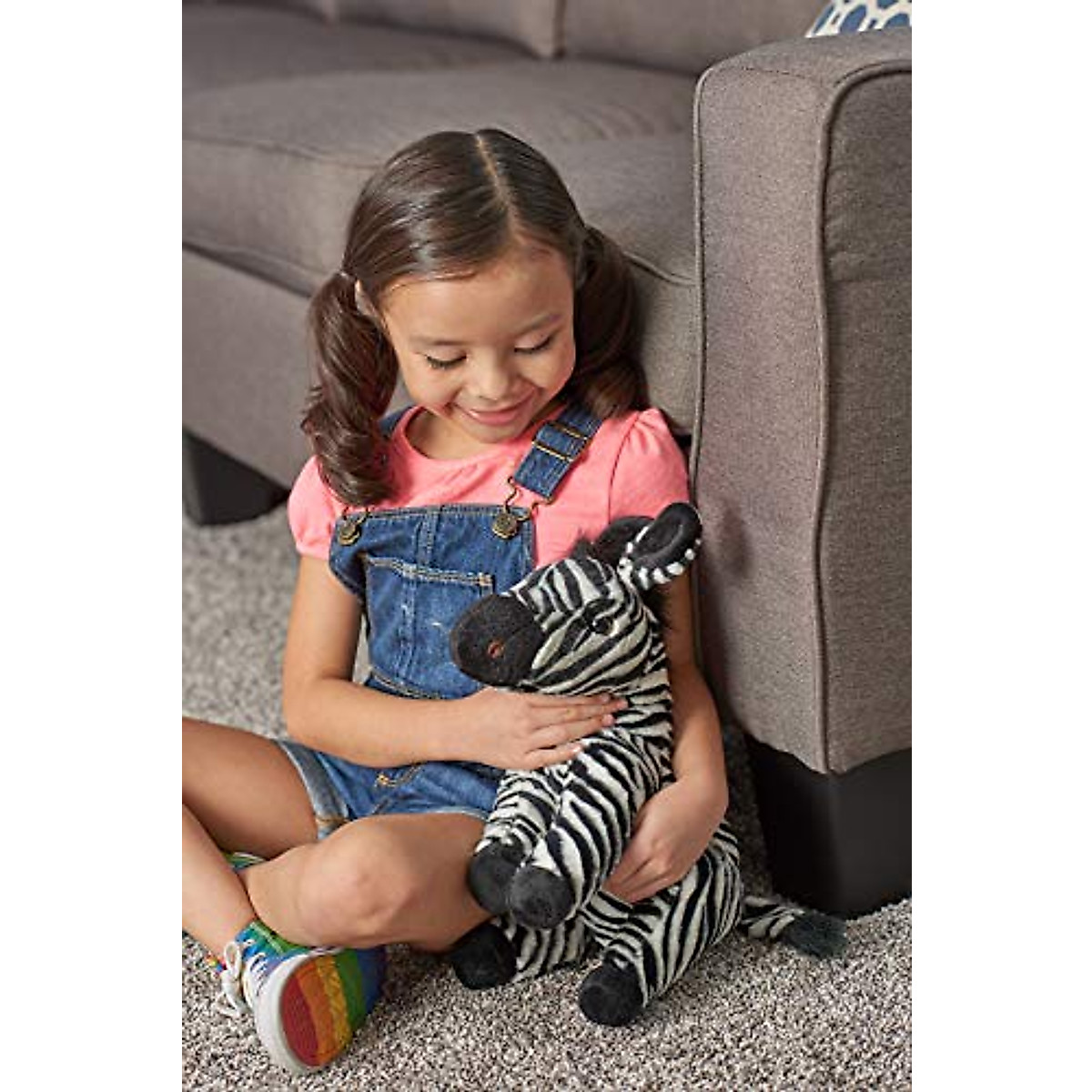 Wild Republic Zebra Plush, Stuffed Animal, Plush Toy, Gifts for Kids, Cuddlekins 12 Inches, Multicolor