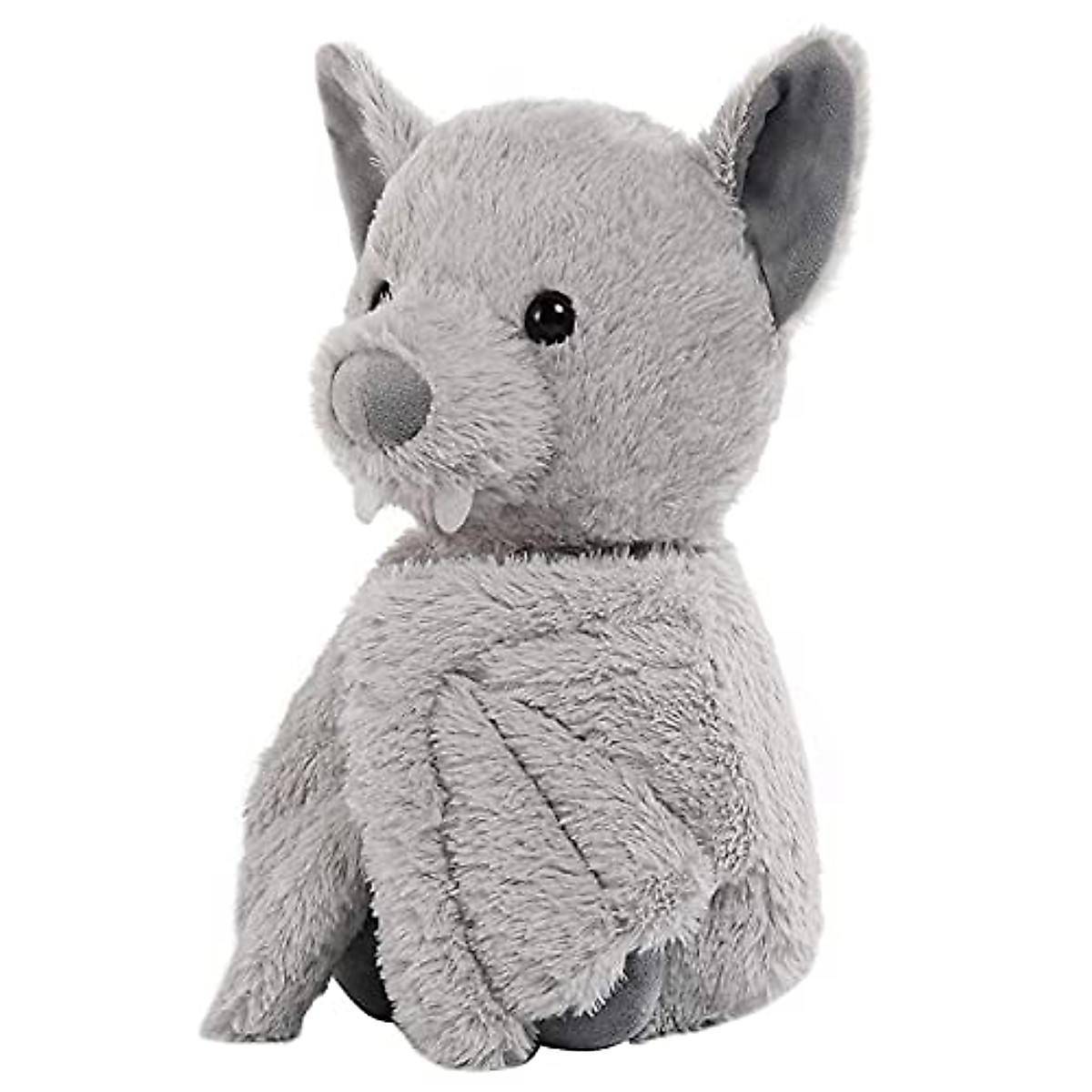 Cuddly 11 inch Plush Bat Stuffed Animal Halloween Stuffed Animal Plush Toys Plush Animal Doll Bedtime Toys Birthday Xmas Furry Gifts for Children Kids Baby Toys (Grey, 11 inch)