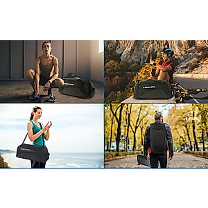 TPAID Carry On Backpack Large Travel Backpack Waterproof Convertible Shoulder Rucksack, Flight Approved Weekender Duffle Backpack, Camping Hiking Backpack for Men Fit 17 Inch Laptop