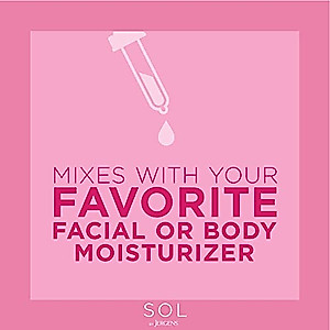 SOL by Jergens Deeper by the Drop Self Tanning Drops, Tanning Water, Add to Lotions, Serums, and Oils for Custom Tan, for Year-Round Glow, 1 Fluid Ounce