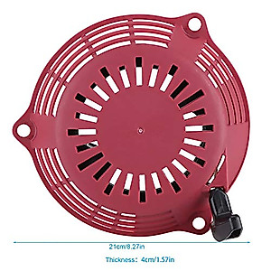 Demeras Lawn Mower Start Pull Plate, Perfect Kickback Starter Rewind Kit for Honda Kickback Starter Rewind Kit for Honda GCV135 GCV160 EN2000 Garden Lawn Mower