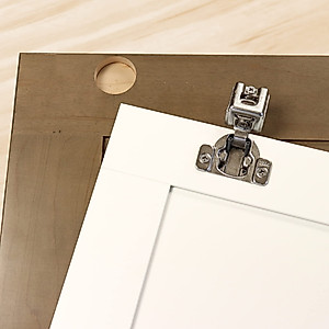 Milescraft 1342 Euro Hinge Jig – Concealed Hinge Jig, Drilling Guide, Drill Jig for Framed and Frameless Cabinets. Metal Drill Guide Produces Perfect Hinge Holes. 35 mm Forstner Bit Included