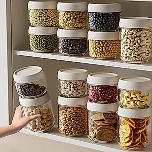 2 Pack Glass Jars with Screw Lids for Salad Dressing, 10oz Overnight Oats, Condiment Sauce, Baby Food Kids Snacks, Meal Prep Container, Canning Spice Wide Mouth Leak Proof Storage Airtight Containers