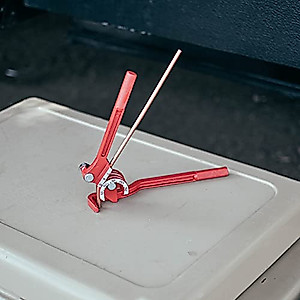 ABN Brake Line Bender - 180 Degree Handheld Tubing Bender for 1/4in, 5/16in, and 3/8in Brake Line Bending Tool