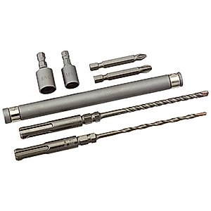 BOSCH HC2309 7-Piece Bulldog SDS-Plus Hex Drive Rotary Hammer Bit Anchor Drive Set