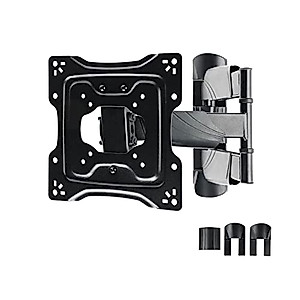 Monoprice Low Profile Full-Motion Articulating TV Wall Mount Bracket for TVs 23in to 42in, for Samsung, Vizio, Sharp, LG, TCL, Max Weight 77 lbs., VESA 200x200 - Commercial Series