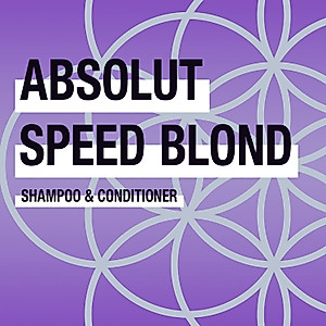 INOAR – Absolut Speed Blond Shampoo & Conditioner Set Designed for Bleached, Blonde, Brassy, and Grey Hair Types, Vegan Hair Product, Cruelty Free Haircare for Men and Women (2 Bottles, 33.8 oz. each)