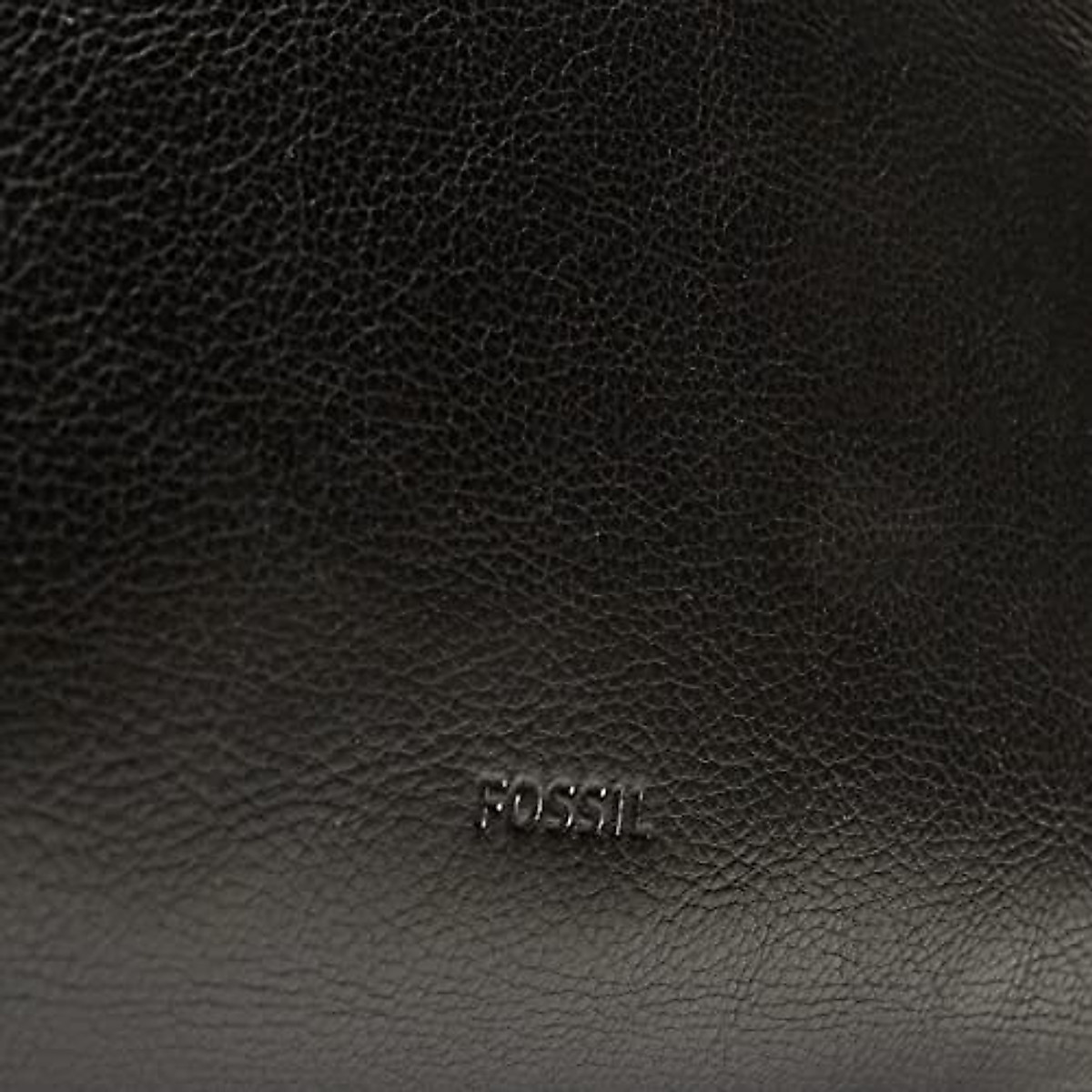 Fossil Women's Jacqueline Eco-Leather Tote Bag Purse Handbag, Black (Model: ZB1502001)