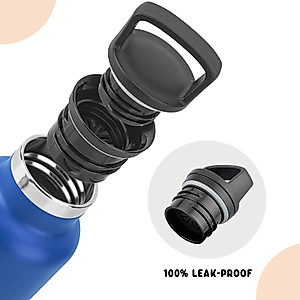 Mollcity Small Water Bottle-12 oz Stainless Steel Vacuum Insulated Water Bottle for Kids-Sports Water Bottle BPA Free for Boys, Girls