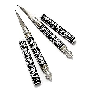 2 Set of Professional fruit/vegetable carving knifes Thai cutter style tools