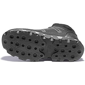 Timberland PRO Men's Powertrain Sport Mid Alloy Safety Toe Industrial Ahletic Work Shoe Athletic, Black/Grey, 12