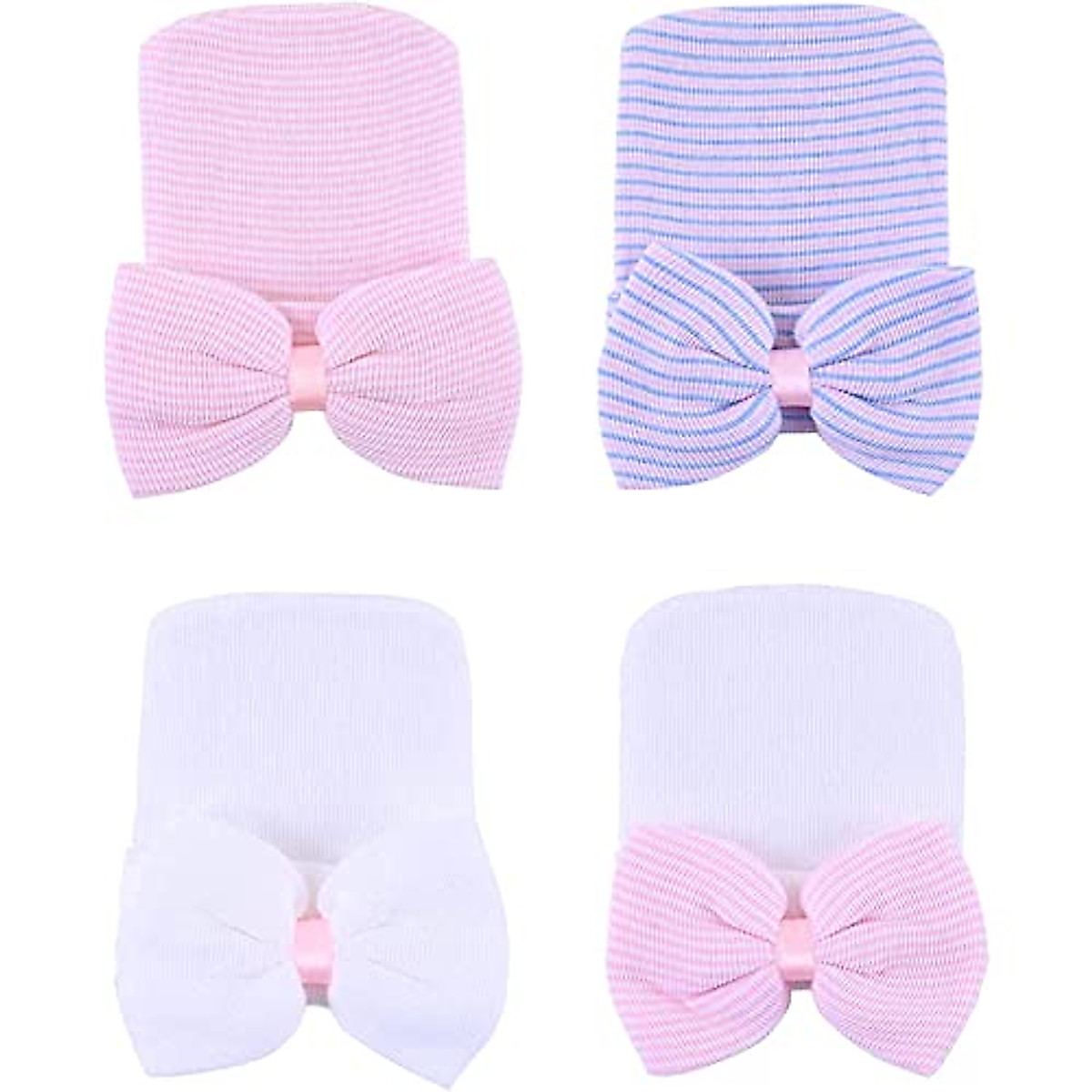 Zmart Baby Hats Newborn Hats for Girls Preemie Hats Infant Newborn Beanie Baby Girl Beanie, Baby Girls' Hats & Caps Newborn Hat with Bow