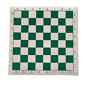 KASCLINO Tournament Chess Mat, PU Leather Tournament Roll Up Chess Board, Chess Rollable Chessboard, Lightweight & Non Slip, Chess Mat for Kids and Adults(Size:34.5cm)