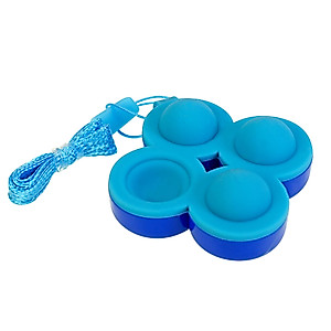 POPI Mini Pop It Fidget Toy - Stress Relief Adult Fidget Popper Toy - Anti Stress Toy for Adults, Teens and Kids (one Random Color)