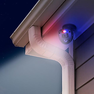 SWANN 1080P Video 8 Channel DVR Security Camera System, 1TB Hard Drive, 4 Indoor/Outdoor Cameras with Audio, Wired CCTV Home Surveillance, Color Night Vision, SwannForce LED Lights & Sirens, 846804SLB