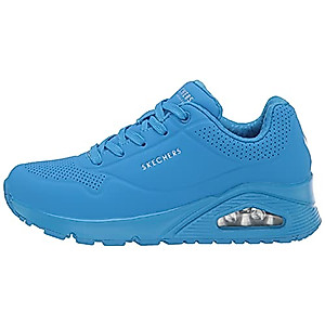 Skechers Women's Uno-Night Shades Sneaker, Blue, 9