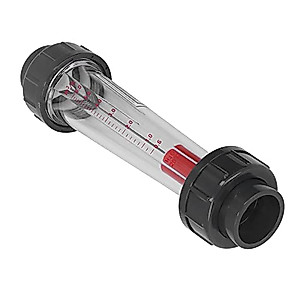 Water Meter, High Accuracy ABS Plastic Tube Design Liquid Meter 0.6‑6mh Water Flowmeter