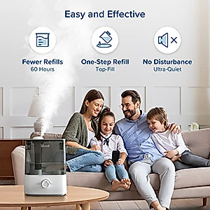 LEVOIT Cool Mist Humidifiers and 10 Pack Replacement Filter