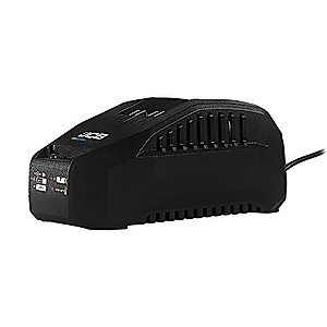 JCB Tools - JCB 20V Lithium-Ion Battery Fast Charger For JCB 20V Power Tools Batteries For Hammer Drills, Saws, Jigsaw, Multi Tool, SDS, Angle Grinder, Miter Saw, LED Work Light, Recip Saw, Miter Saw (JCB-20VFC)