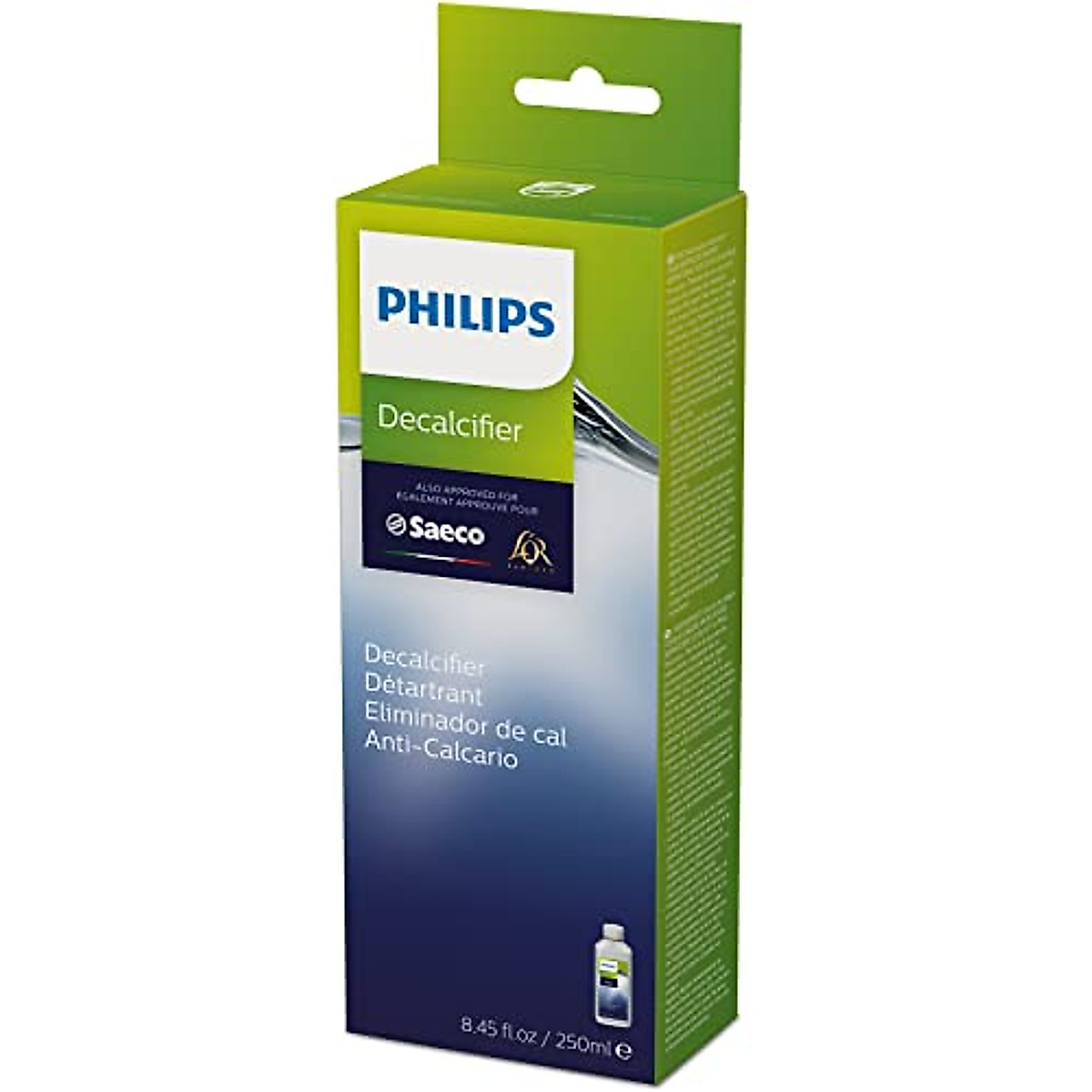 Philips Kitchen Appliances Philips Original Espresso Machine Descaler, Perfect Descalcification for a Prolong Machine Lifetime, 1 Descaling Cycle, Bottle of 250 ml, (CA6700/47)