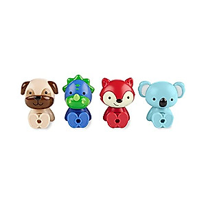 Skip Hop Zoo Crew Figurine Set, 4 Pack, Toy for Kids 2 Years and Up