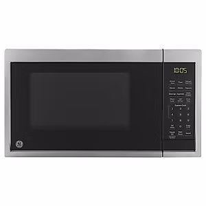 GE JES1095SMSS Microwave Kitchen Essentials for The Countertop or Dorm Room, OLD 0.9 Cu. Ft, Stainless Steel