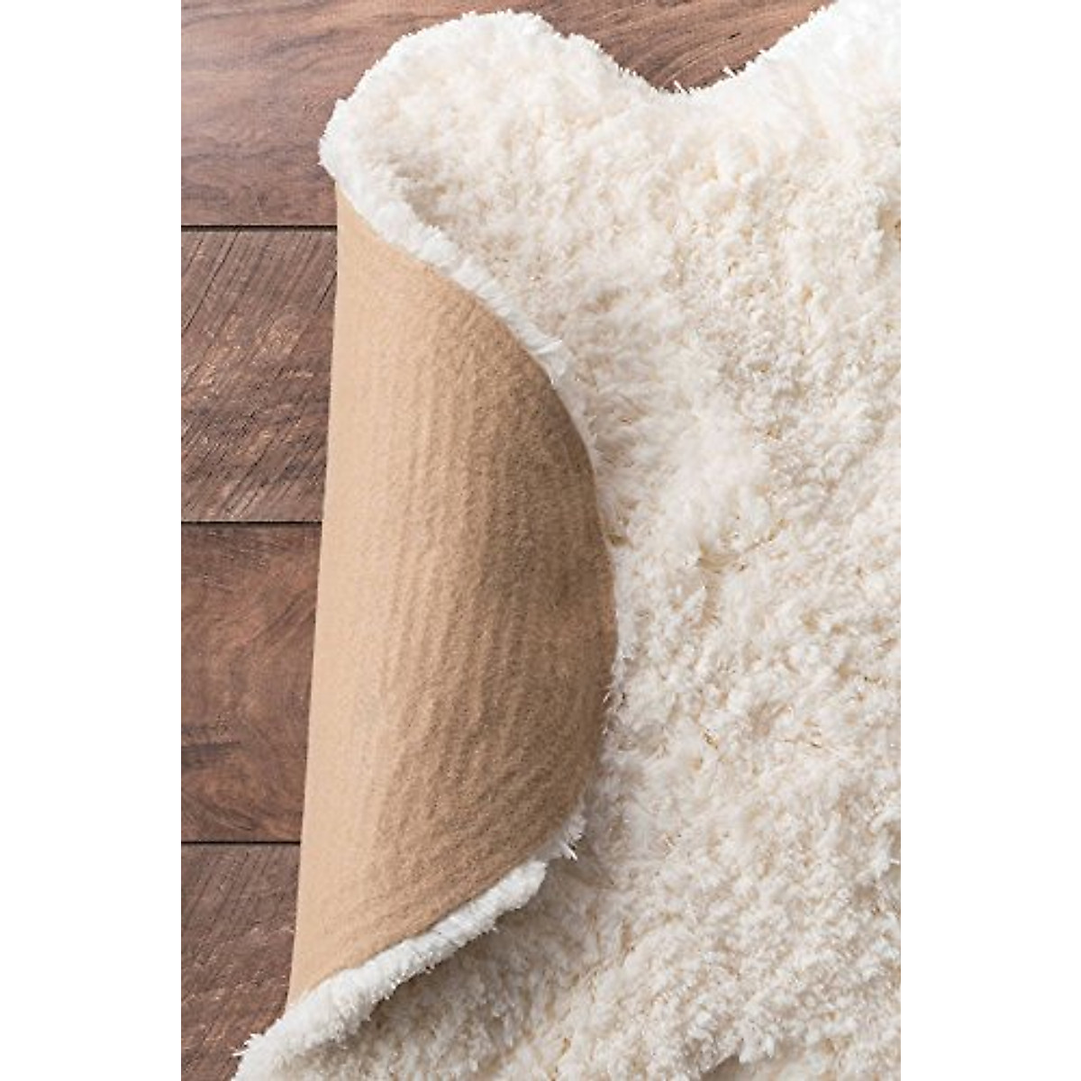 nuLOOM Quarto Faux Sheepskin Shag Area Rug, 3' 6" x 6',