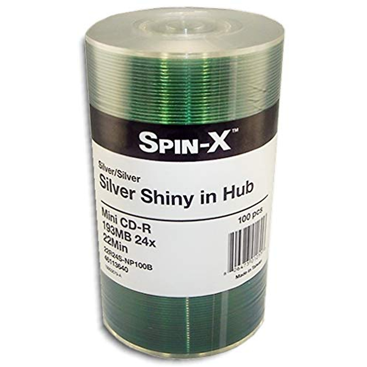 21 Minute Silver Mini CD-R w/sleeve - 100 Count