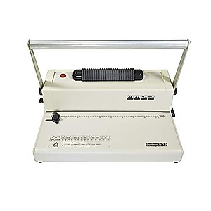PrintFinish Coilbind S-15 with Electric Coil Inserter Manual Coil Punch & Binding Machine Pitch 4:1 - Professionally Bind Presentations and Documents - Printfinish - Strong and durable machine